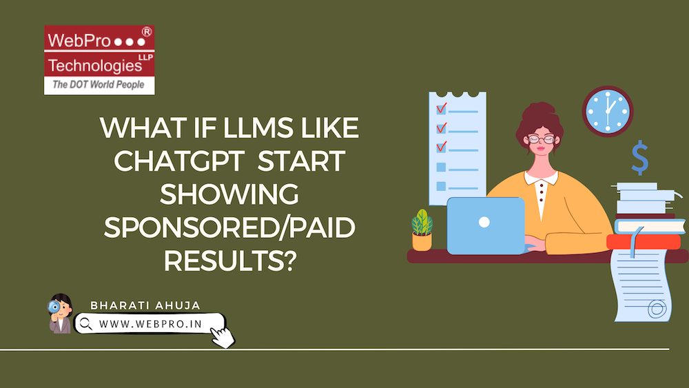 What If LLMs Like ChatGPT Start Showing Sponsored/Paid Results ...