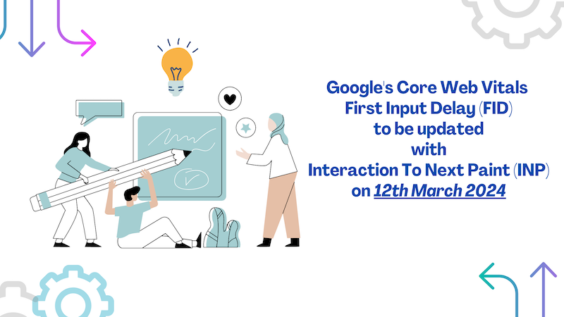 Google's Core Web Vitals First Input Delay (FID) to be updated with Interaction To Next Paint ...